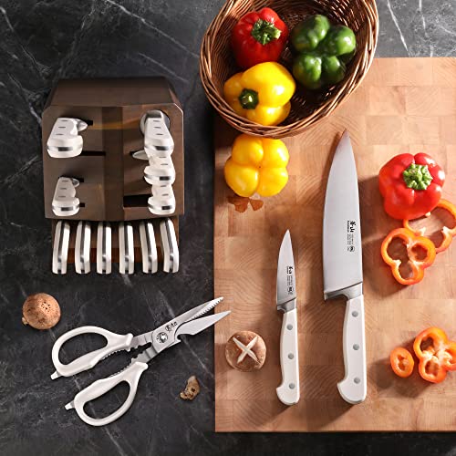 Cangshan Adams Series 1027273 German Steel Forged 15-Piece Knife Block ...