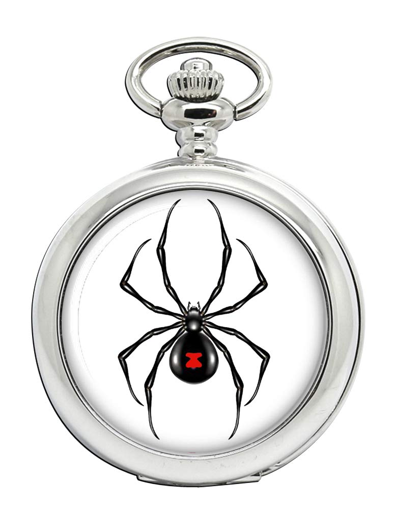 Family Crests Black Widow Spider Full Hunter Pocket Watch | Desertcart ...