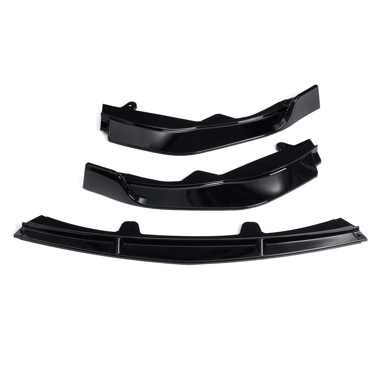 Buy DSEB Protection spoiler, new 3 pieces car front bumper splinter lip ...