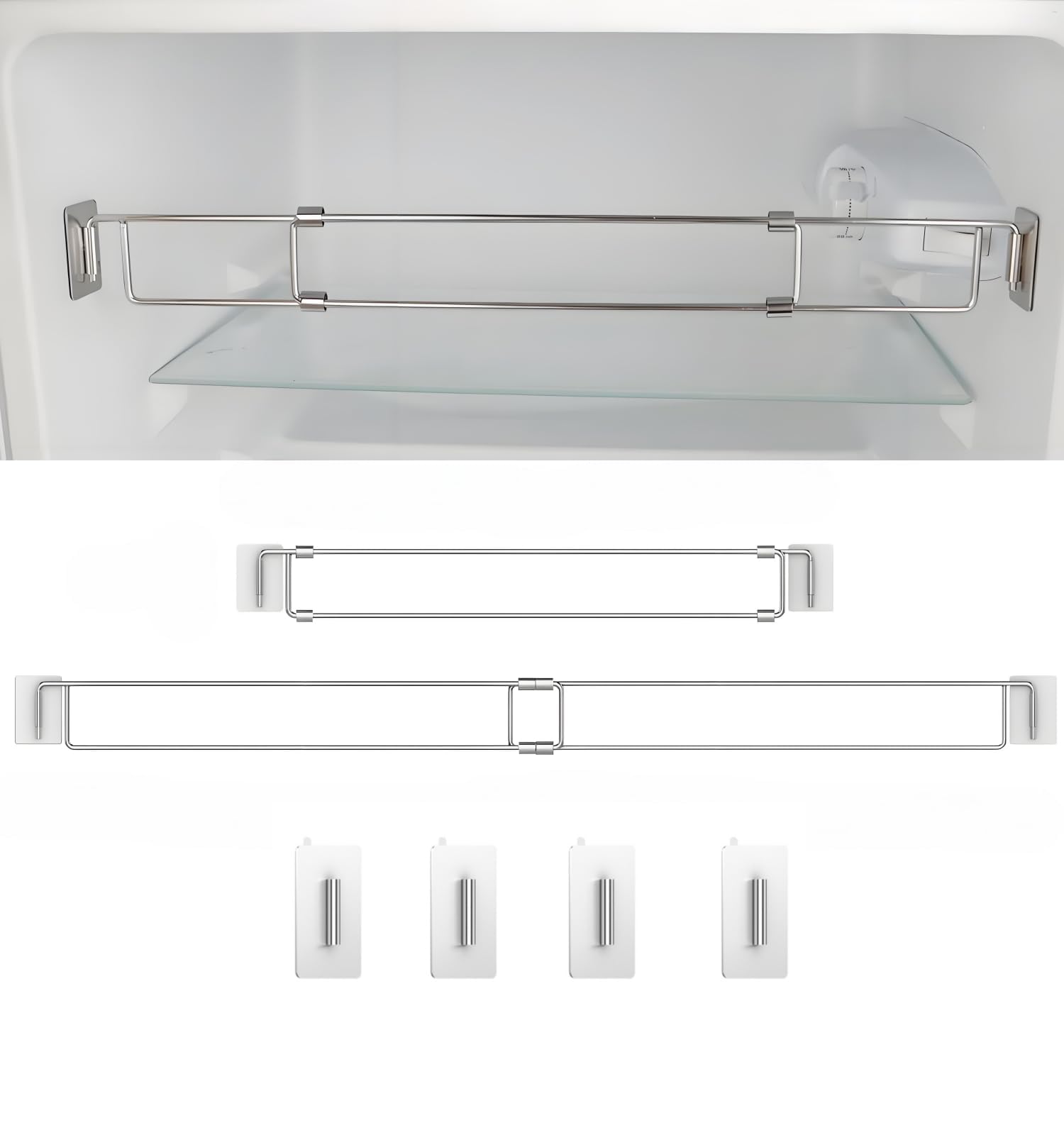 Amazon.com: RV Fridge Secure Adjustable Bars WanDwel 12.5-22.3 ...