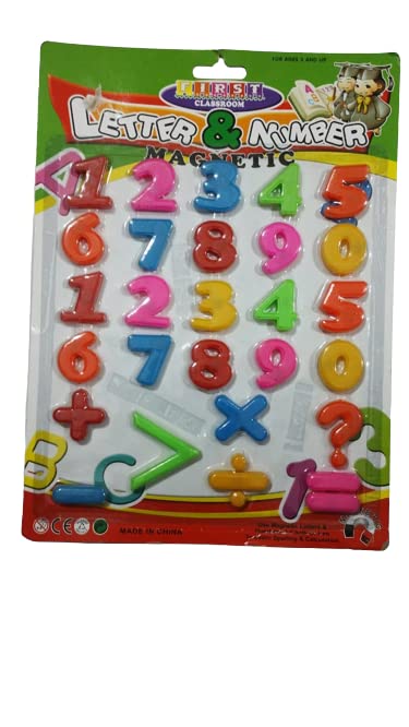 Numeric Letters (1234) Magnetic for Kids : Amazon.in: Toys & Games