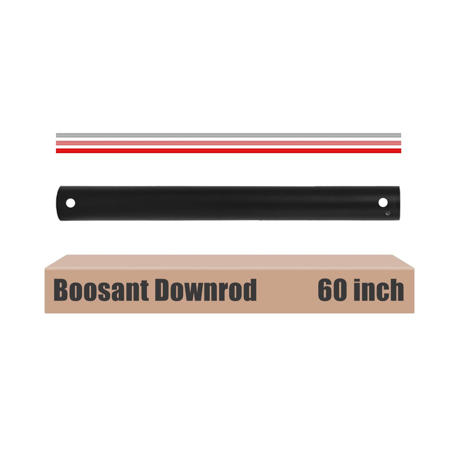 Amazon.com: BOOSANT 60 INCH Ceiling Fan Downrod With Extended Wires ...