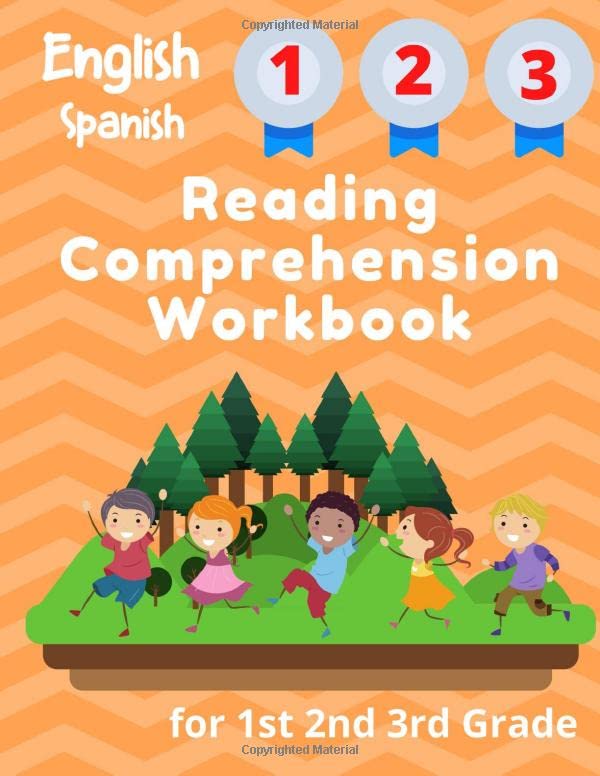 English Spanish Reading Comprehension Workbook for 1st 2nd 3rd Grade ...