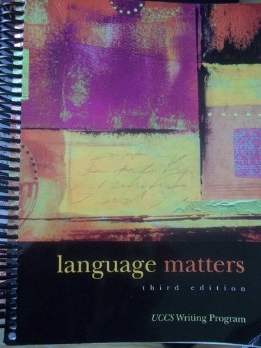 Language Matters, A Writing-about-Writing (WAW) Curriculum: Debra Frank ...