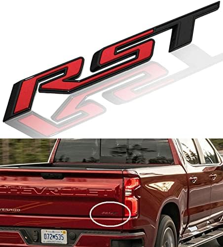 Amazon.com: YIBIN RST Emblem for Chevy , 3D Tailgate Logo Badge for ...