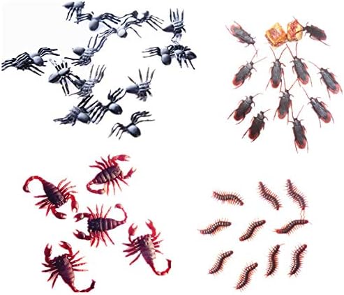 Amazon.com: WILD COTTAGE 120pcs Realistic Bugs Plastic Artificial ...