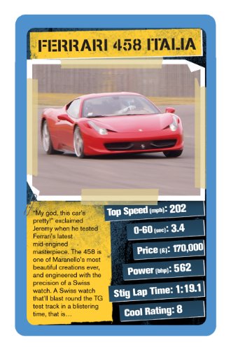 Top Gear Cool Cars 2 Top Trumps Card Game – BigaMart