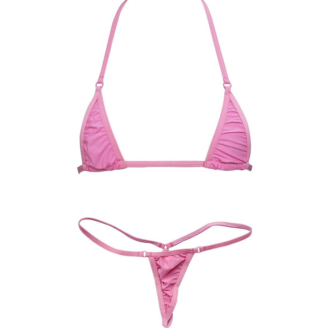 Buy Women's Sexy Extreme Micro Bikini Lingerie Set Leopard Swimsuit Two ...