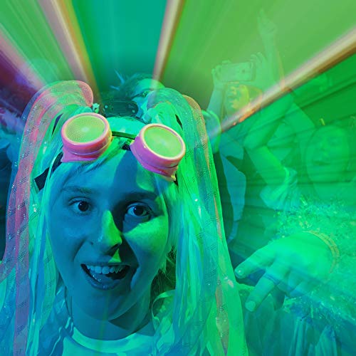 3D Rainbow Prism Kaleidoscope Rave Glasses, Diffraction Steampunk ...