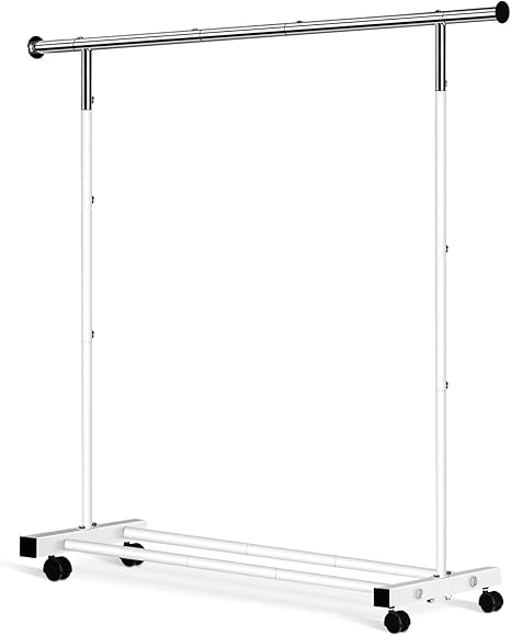 Amazon.com: VICERII Clothing Rack, 55.51 Inch Heavy Duty Clothes Rack ...