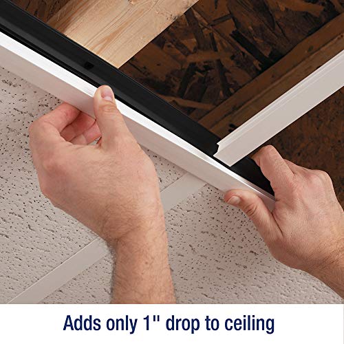 CeilingMAX 100 sq. ft. Black Surface Mount Grid Kit - Mad City Basement ...