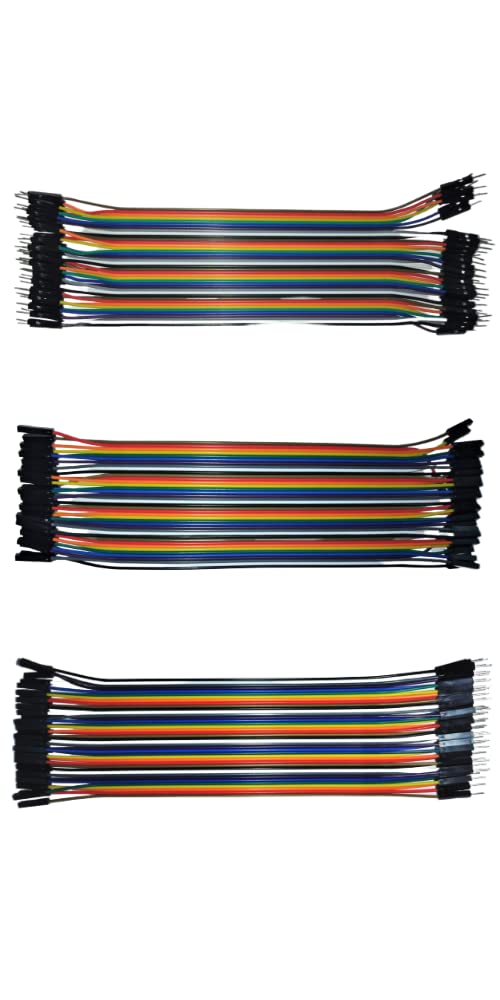 Million Components JUMPER WIRES set for breadboard, arduino | male to ...