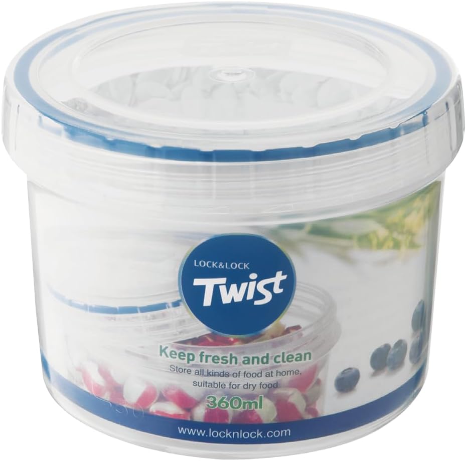 Amazon.com: LocknLock Easy Essentials Twist Food Storage lids/Airtight ...