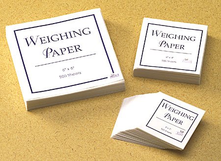 SEOH Glassine Weighing Paper 4X4 500pk: Science Lab Supplies: Amazon ...