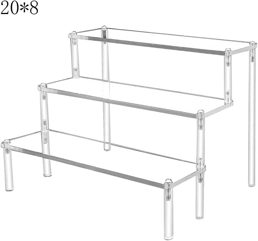 3 Tier Acrylic Display Stand, Clear Acrylic Display Shelf,Perfume ...
