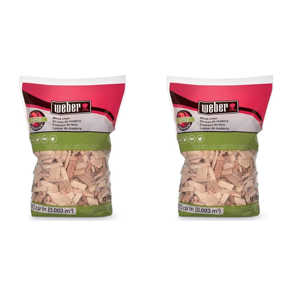 Amazon.com : Weber Apple Wood Chips, for Grilling and Smoking, 2 lb ...