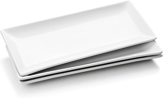 Amazon.com | WishDeco Serving Platters Set of 3, Large Serving Trays 14 ...