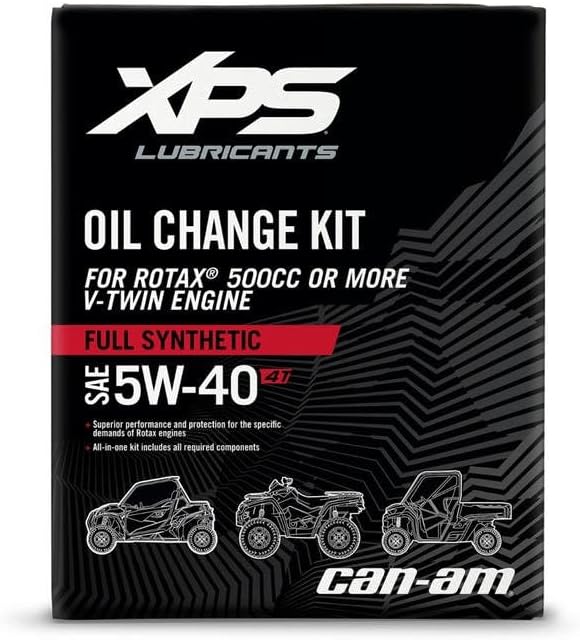 BRP Sea-Doo OEM XPS 4-Stroke 5W-40 Full Synthetic Oil Change Kit for ...