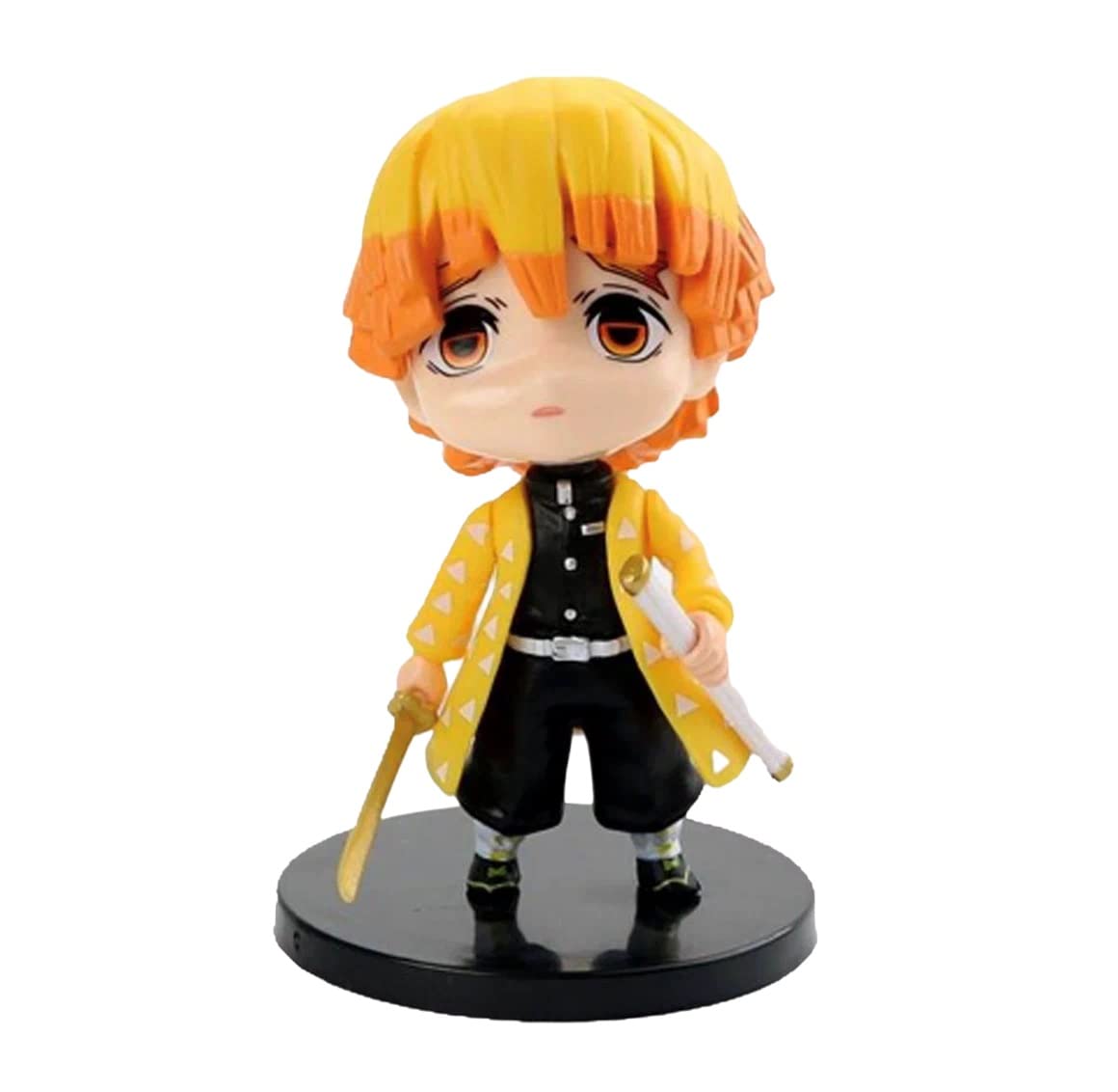 Buy Trunkin DemonSlayer Anime Chibi Zenitsu Agatsuma Action Figure Set ...