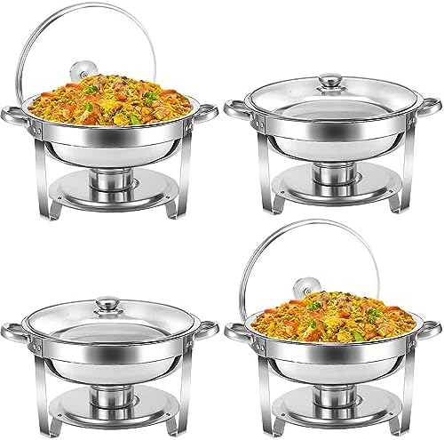 Amazon.com: HONHPD Ceramics Chafing Dish Buffet Set, Marble Finish ...
