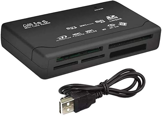 Acuvar High Speed Compact All-in-1 480Mbps Memory Card Reader and ...