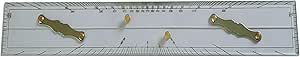 Amazon.com: 600mm NauticalNavigation Parallel Ruler TiedUp Sea Chart ...