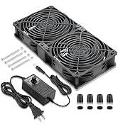 Amazon.com: WDERAIR 120mm x 25mm Small IP67 Waterproof Computer Cooling ...