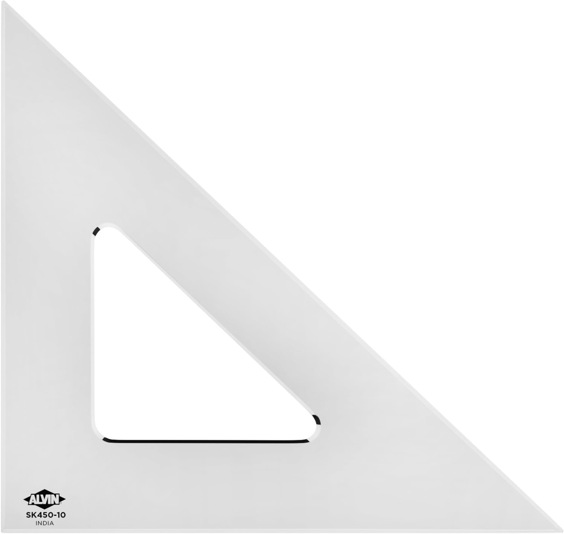 Amazon.com: Alvin, Triangle Ruler with Fluorescent Edges, Drafting Tool ...