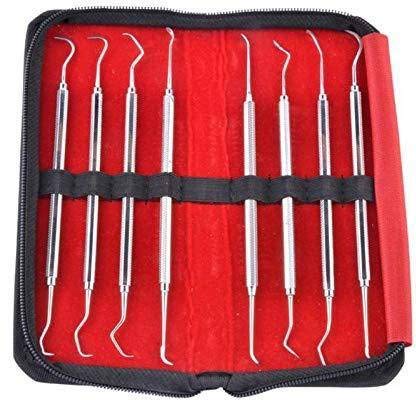 TRUBIOLOGY Dental Hand Scaler, Set Of 8Pc Dental Elevator : Amazon.in ...