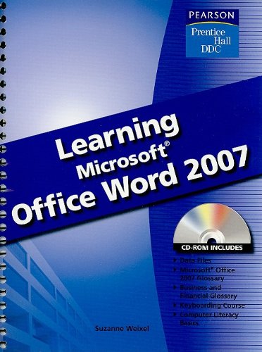 Learning Microsoft Word 2007 Student Edition: Weixel, Suzanne ...