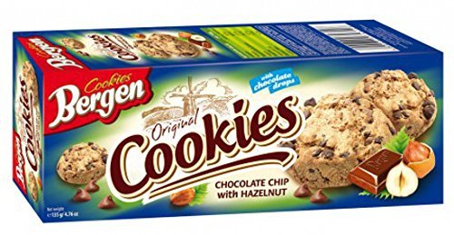 Bergen Chocolate Chip Cookies with Hazelnut, 135g : Amazon.in: Grocery ...