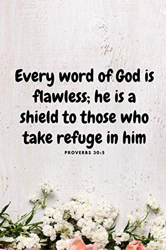 Amazon.com: Proverbs 30:5 - Every word of God is flawless; he is a ...