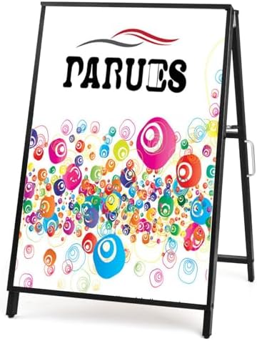 Amazon.com: AIKUPNEY Heavy Duty Slide-in A Frame Sign Sidewalk Sign 24 ...
