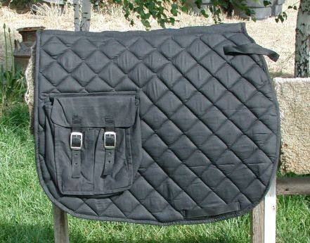 ASCOT Australian Saddle pad with Pockets : Amazon.in: Sports, Fitness ...