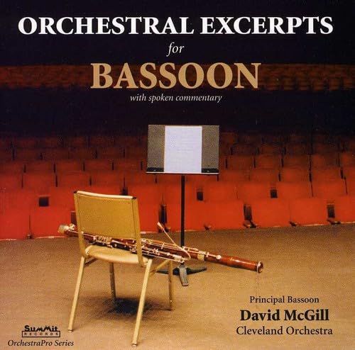 MCGILL,DAVID - Orchestral Excerpts for Bassoon - Amazon.com Music