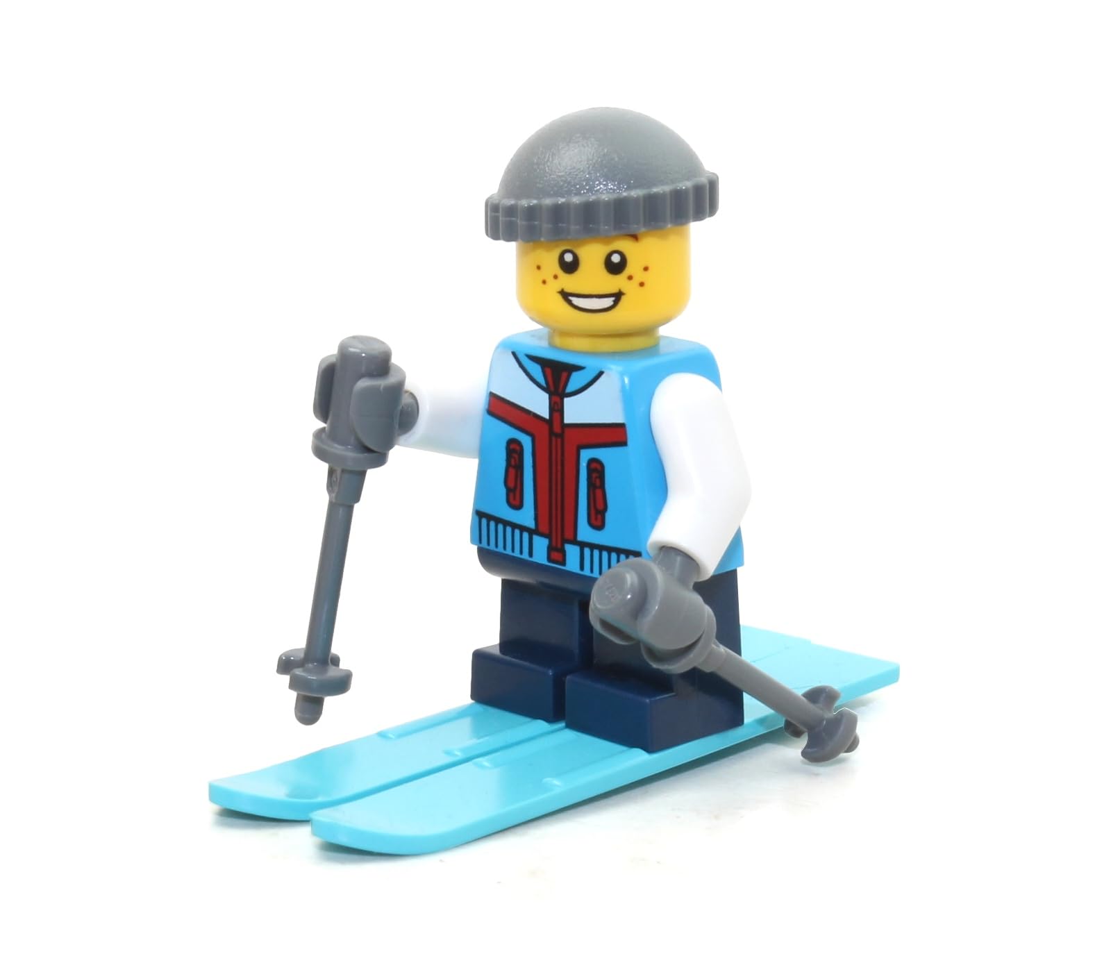 Amazon.com: LEGO Holiday MiniFigure - Skier Boy with Winter Jacket ...