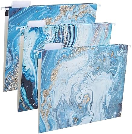 Y YOMA 12 Pack Colored Hanging File Folders Letter Size Decorative ...