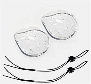 DADADEFEIJI 2 Pcs Medical Eye Patches for Adults Porous Clear Eye Patch ...