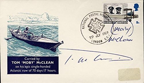 Amazon.com: Tom"Moby" Mcclean - Commemorative Envelope Signed ...