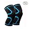 BESKEY Knee Support (Pair) Anti Slip Knee Brace Elastic Breathable Knee ...