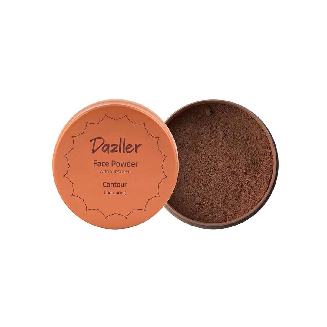 Buy DAZLLER Loose Compact Powder for All Skin Type, for Setting Makeup ...