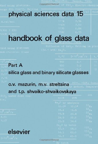 Handbook of Glass Data (Physical Sciences Data): Mazurin, O. V ...