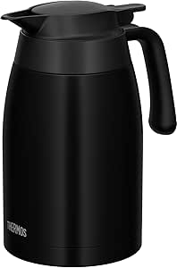 Amazon.co.jp: Thermos TTB-1501 MTBK Stainless Steel Pot, 50.7 fl oz (1.5 L), Matte Black ...