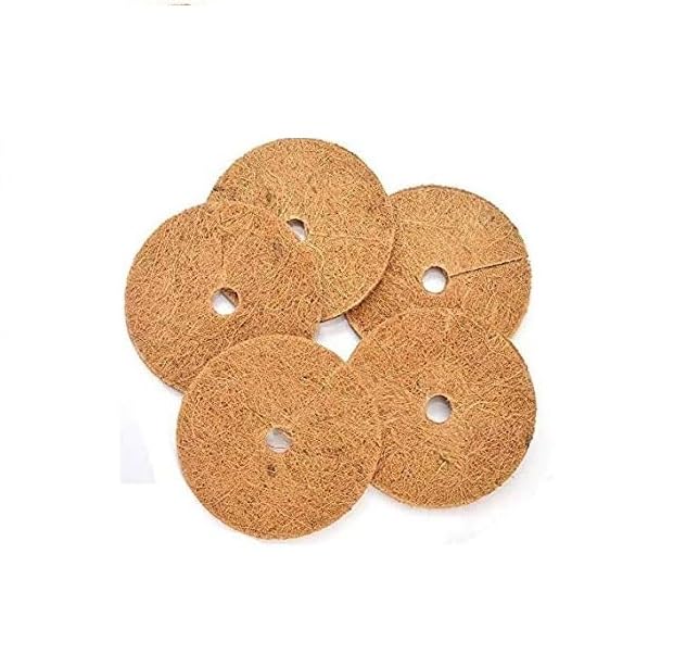 Spranila Coco Mulch Mat (14inch -5 Pieces) | Coco Fiber Mulch for ...