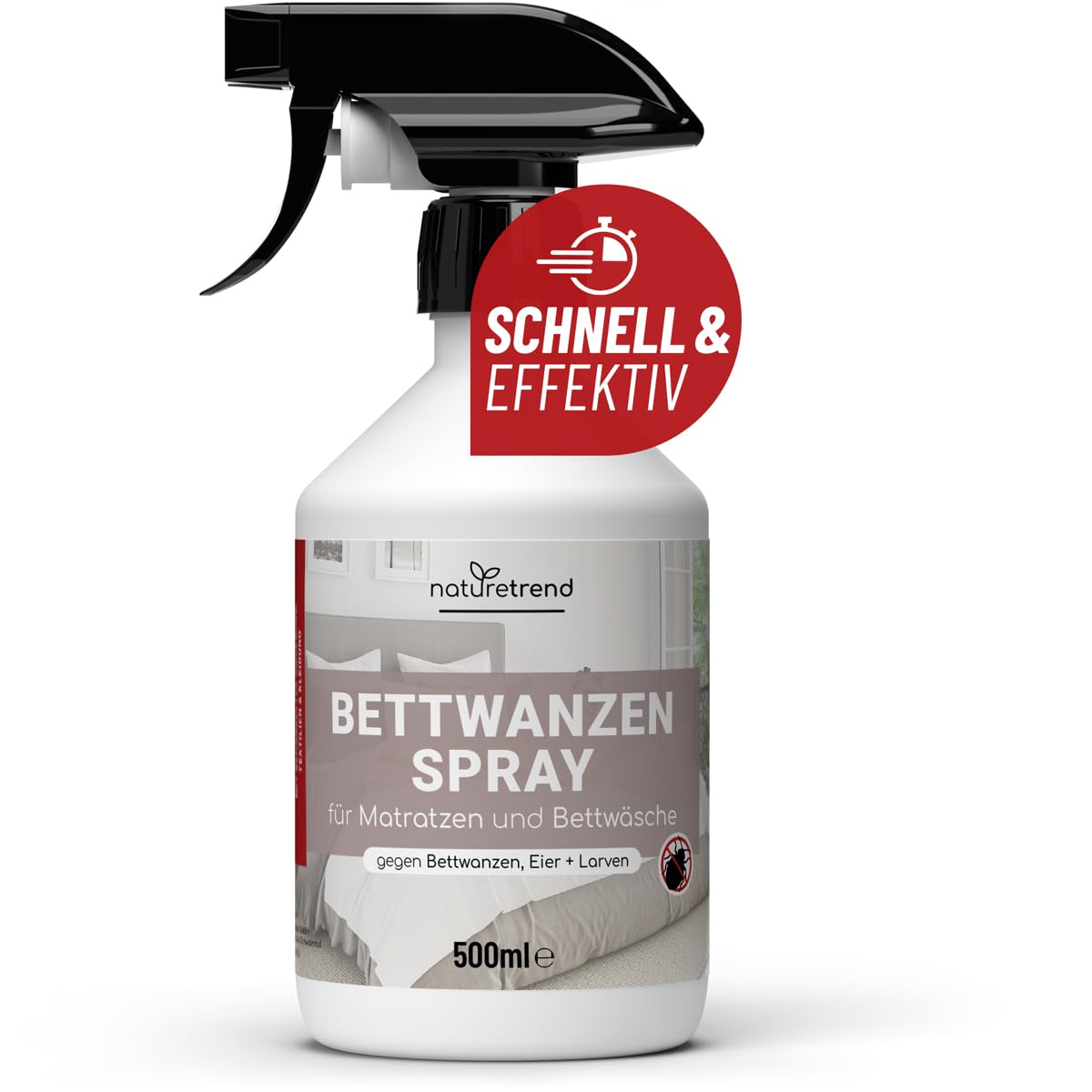 naturetrend Anti Bettwanzen-Spray zur Bettwanzen Bekämpfung 500ml ...