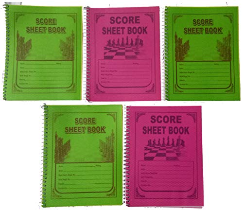 Buy Chess Score Sheet: Chess Game Record Keeper Book, Chess Scoresheet ...