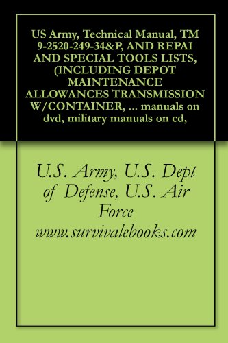 US Army, Technical Manual, TM 9-2520-249-34&P, AND REPAI AND SPECIAL ...