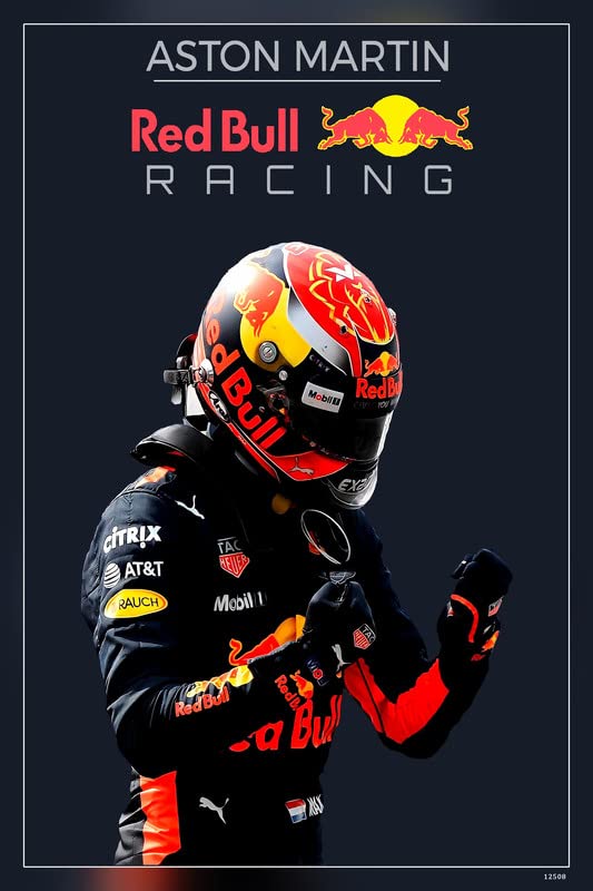 POSTERDADDY Max Verstappen F1 Formula1 Redbull Redbull Racing Matte ...