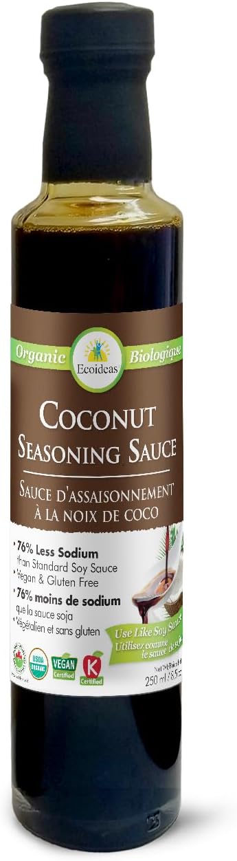 Ecoideas Coco Natura-Organic Coconut Seasoning Sauce, 250ml : Amazon.ca ...