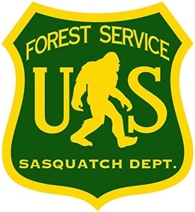Amazon.com: fagraphix US Forest Service Sasquatch Dept Sticker Self ...
